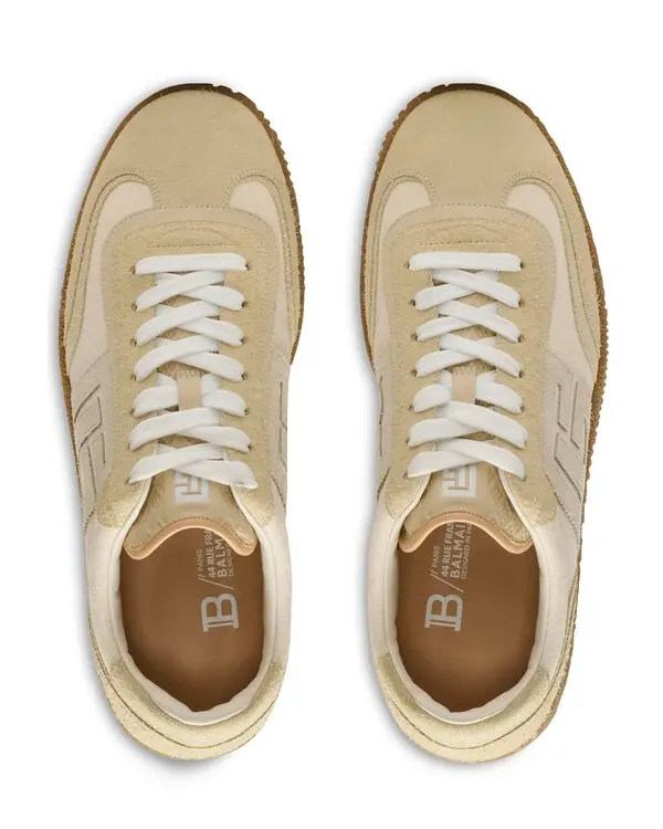 Balmain Swan Sneakers - Cream