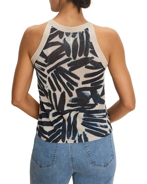 NIC+ZOE Painted Palms Sweater Tank