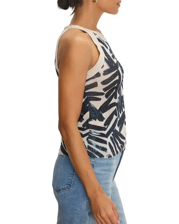 NIC+ZOE Painted Palms Sweater Tank