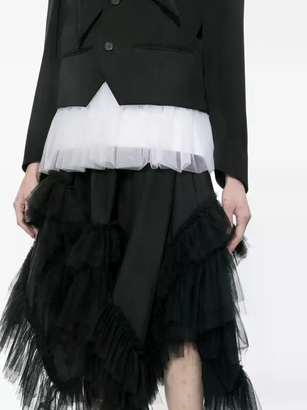 Noir Kei Ninomiya Ruffled Skirt