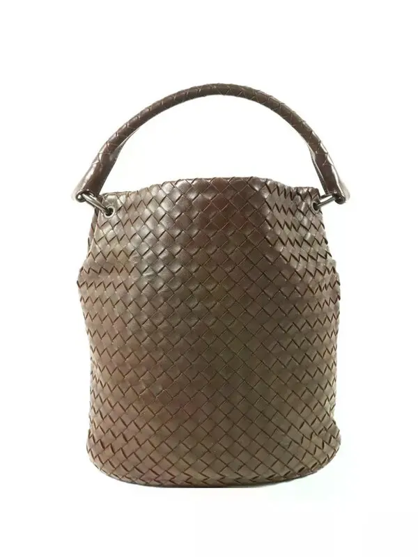 Bottega Veneta Intrecciato Bucket Bag - Brown