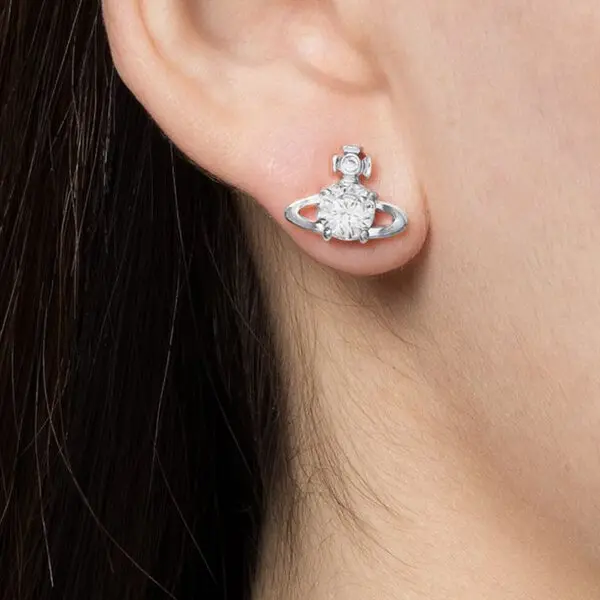 VIVIENNE WESTWOOD Orb Crystal Stud Earrings