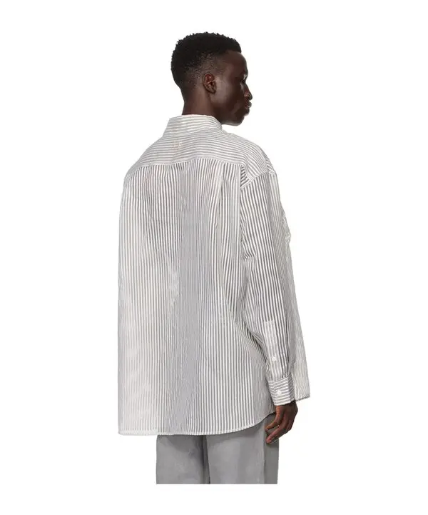 WOOYOUNGMI Striped Long-sleeved Shirt