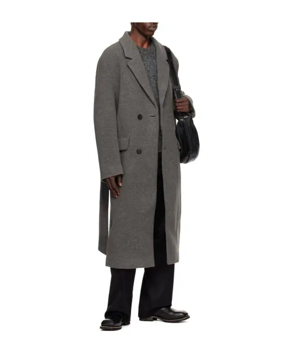 WOOYOUNGMI Long-sleeved Belted Overcoat