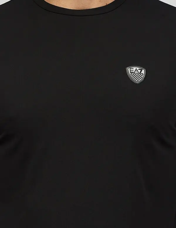 EA7 Long-sleeved T-shirt With Embossed Logo