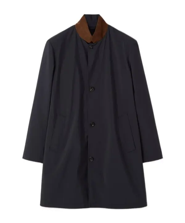 Loro Piana Sebring Coat - Navy Blue