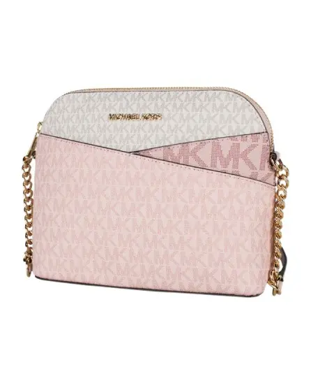 Michael Kors Jet Set Travel Medium Color-block Signature Logo Shoulder Bag - Pink