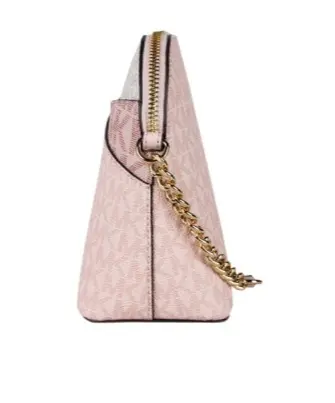Michael Kors Jet Set Travel Medium Color-block Signature Logo Shoulder Bag - Pink