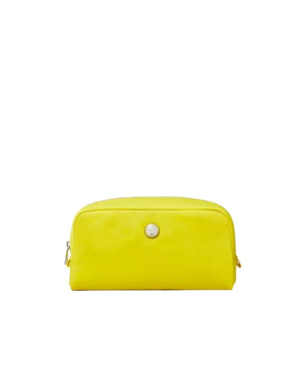 Tory Burch Twist Medium Toiletry Bag - Yellow