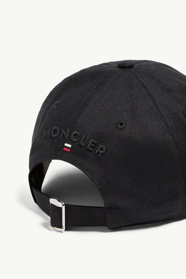 Moncler Cotton Gabardine Baseball Cap