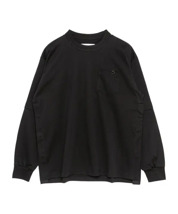 Sacai Long Sleeve T-shirt - Black
