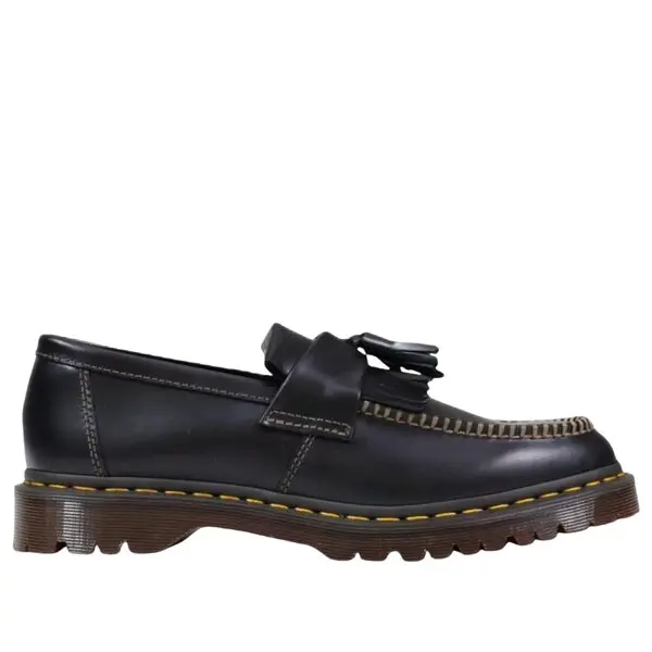 Dr. Martens Adrian Tassel Loafers In Orleans Leather - Black
