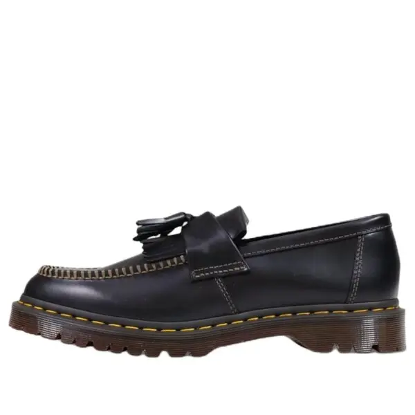 Dr. Martens Adrian Tassel Loafers In Orleans Leather - Black
