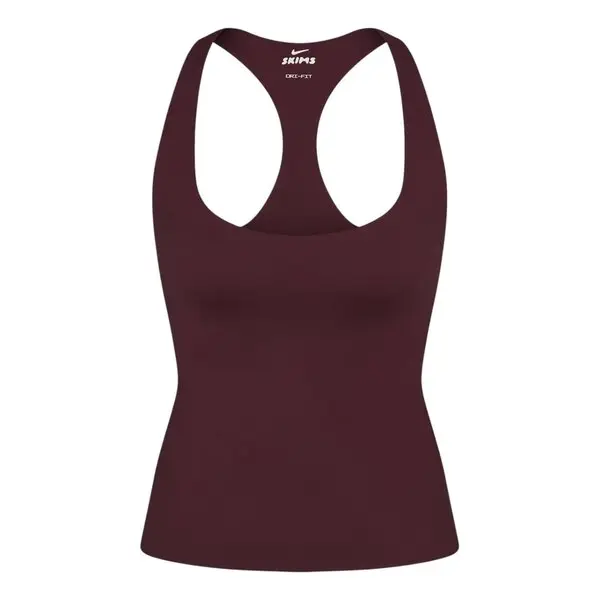 Nike X Skims Matte Racerback Tank - Currant