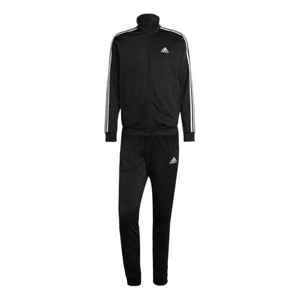 Adidas Basic 3-stripes Tricot Tracksuit Asia Sizing - Black