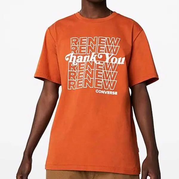 CONVERSE Renew Alphabet Printing Short Sleeve
