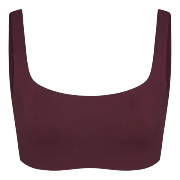 Nike X Skims Matte Scoop Neck Bra - Currant