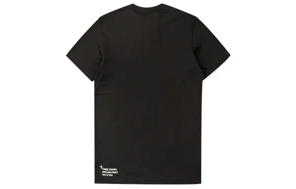 Adidas Neo Three Stripes Alphabet Print Short Sleeve Tee