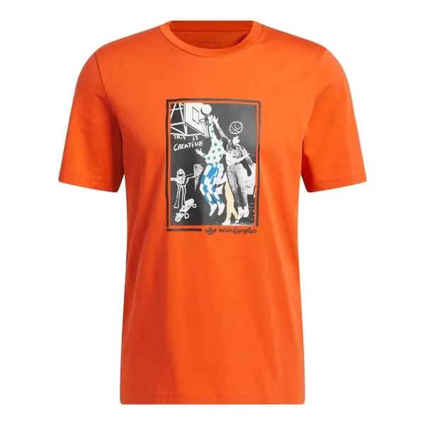 Adidas Originals Graphic Shmoofoil Tee - Orange