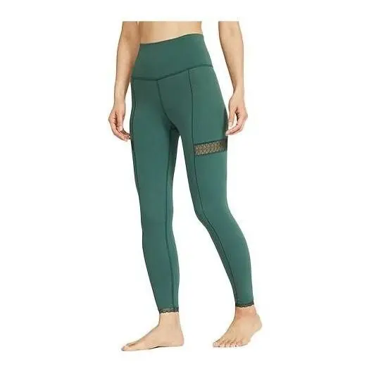 Nike Athletic Fit Polyester Tights - Green