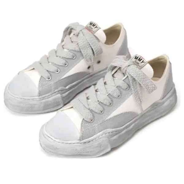Mihara Yasuhiro Peterson Od Og Sole Low Top Sneakers - White