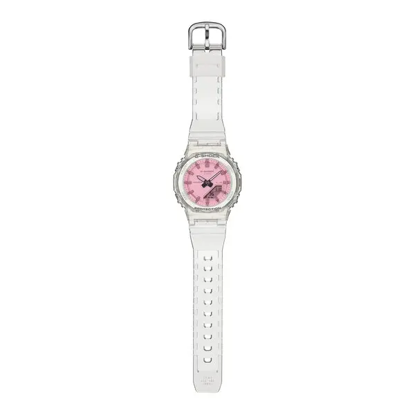 Casio G-shock Gma-p2100 Series Analog-digital Watch - White/pink