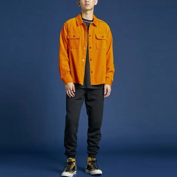 CONVERSE Corduroy Shirt Jacket With Cargo Pockets