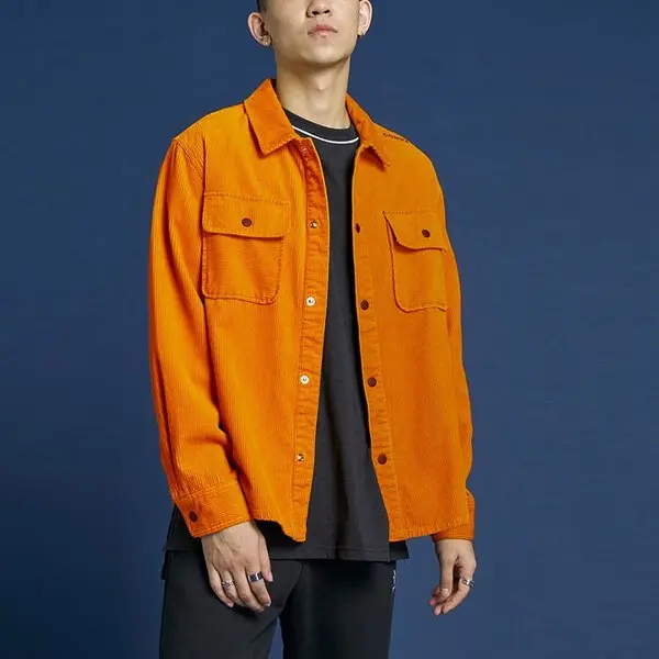 CONVERSE Corduroy Shirt Jacket With Cargo Pockets