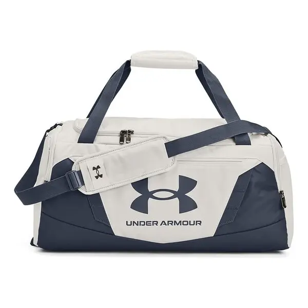 Under Armour Undeniable 5.0 Sm Travel Bag 'beige Navy - Beige/navy