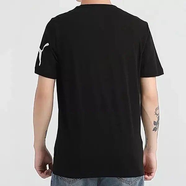 PUMA Casual Sports Round Neck Short Sleeve