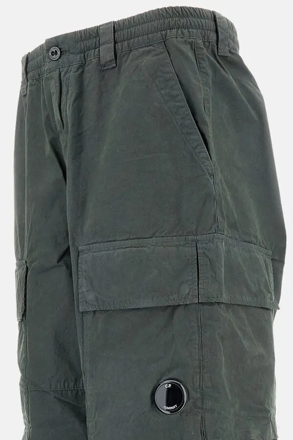 C.P. COMPANY Microreps Peached Nylon Cargo Pants - Multicolor