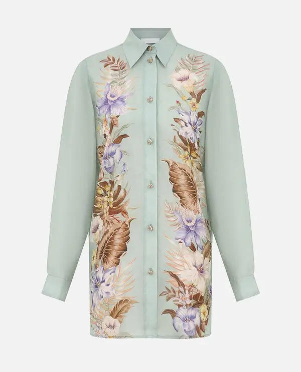 Zimmermann Relaxed Fit Floral Print Shirt - Multicolor