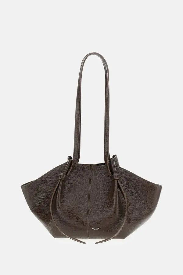 Yuzefi Mochi Tote Bag In Pebble Grain Leather - Multicolor