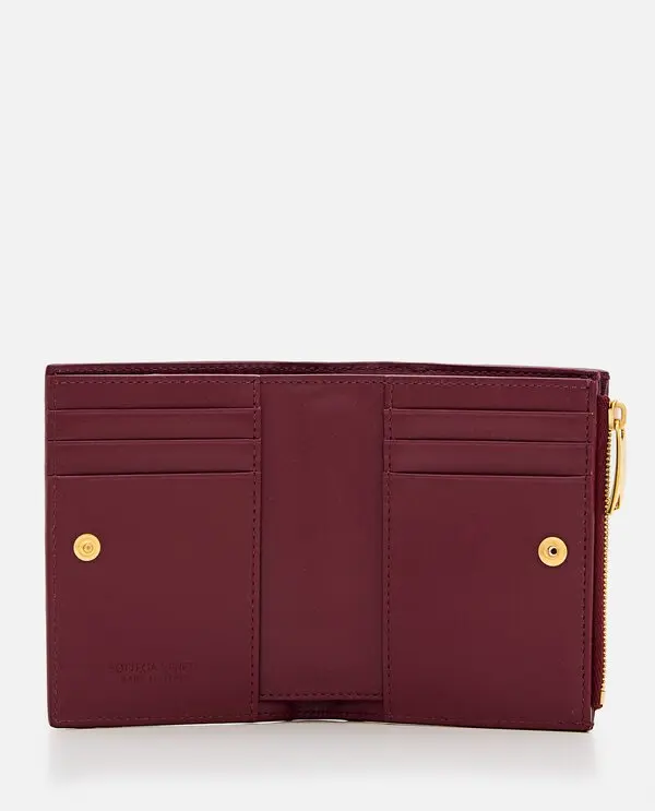 Bottega Veneta Leather Card-holder Intrecciato - Multicolor
