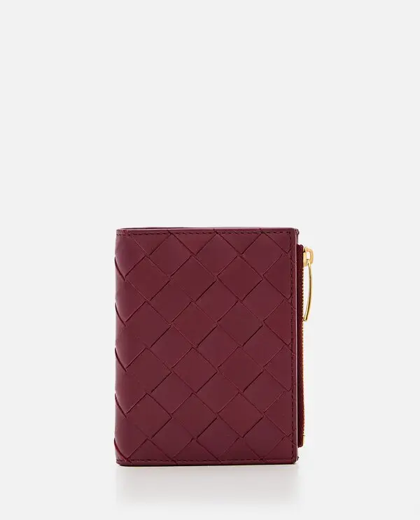Bottega Veneta Leather Card-holder Intrecciato - Multicolor
