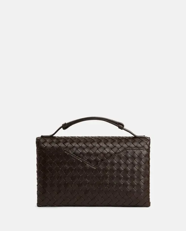 Bottega Veneta Intrecciato Leather Bag With Top Handle