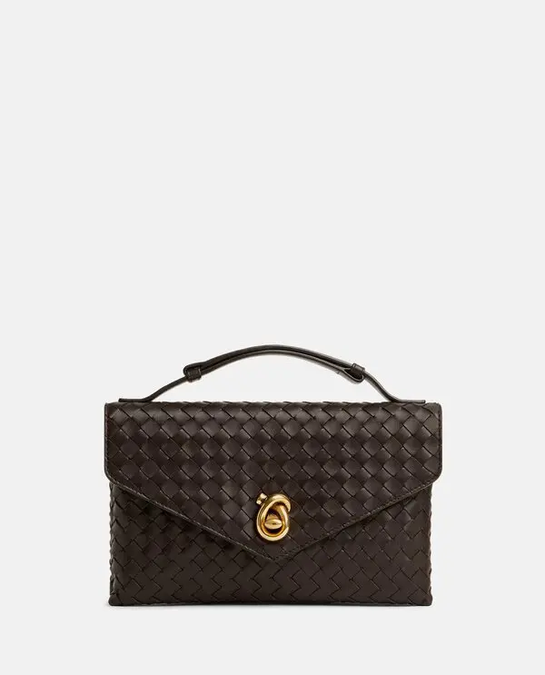 Bottega Veneta Intrecciato Leather Bag With Top Handle - Multicolor