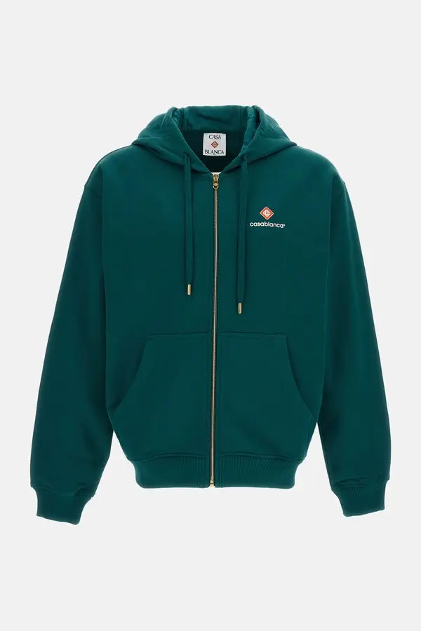 Casablanca Zip Hoodie - Multicolor