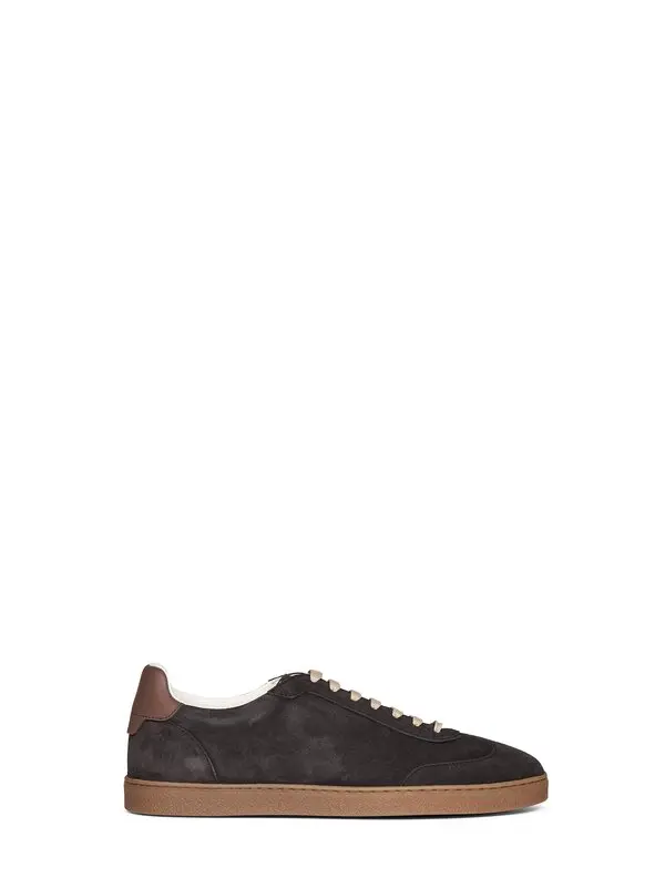 Brunello Cucinelli Suede Lace-up Sneakers - Multicolor