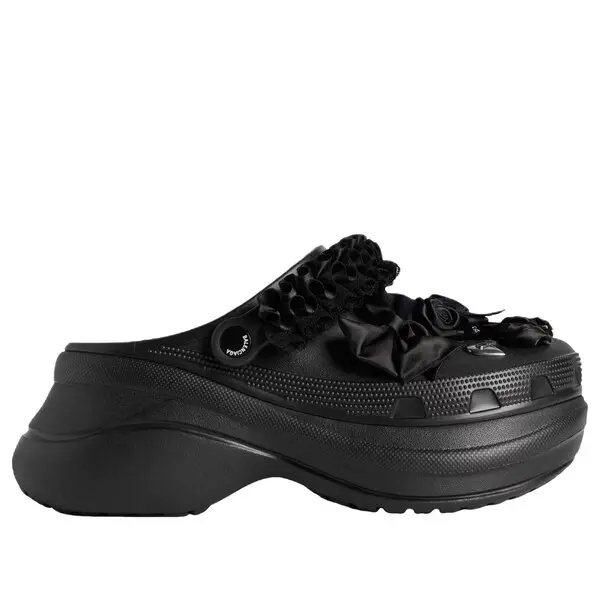 Balenciaga X Crocs Embellished Mule Clogs