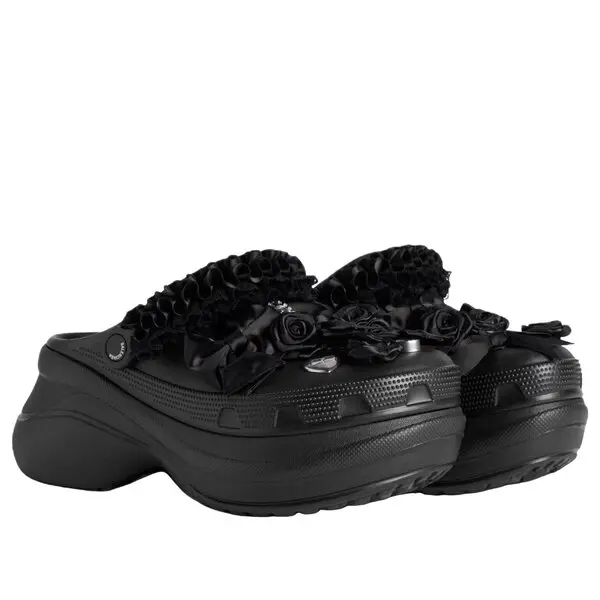 Balenciaga X Crocs Embellished Mule Clogs
