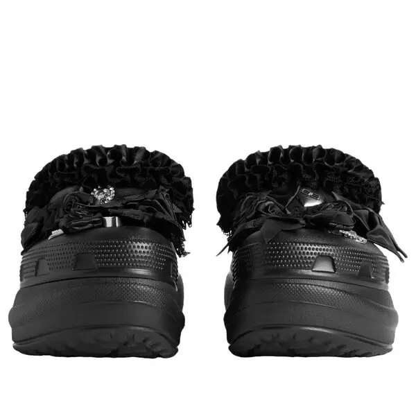 Balenciaga X Crocs Embellished Mule Clogs
