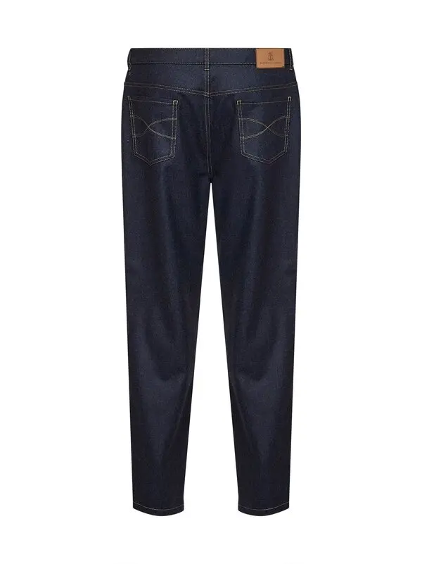 Brunello Cucinelli Virgin Wool Flannel Trousers - Multicolor