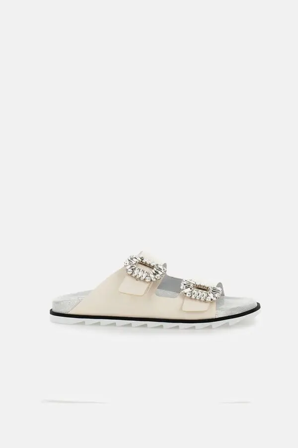 ROGER VIVIER Embellished Buckled Sandals - Multicolor