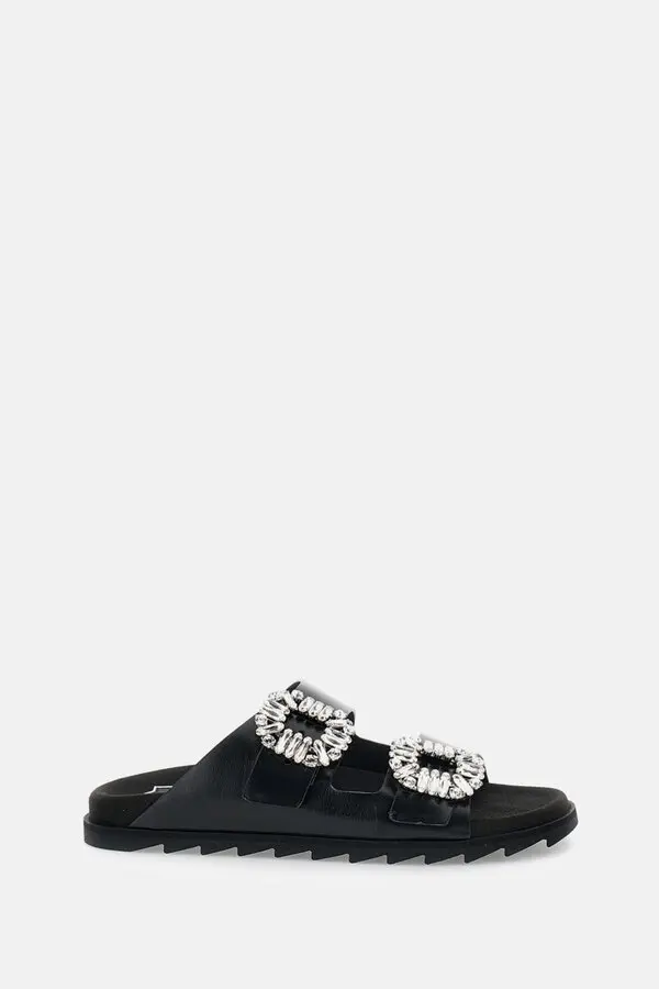 ROGER VIVIER Embellished Buckled Sandals - Multicolor
