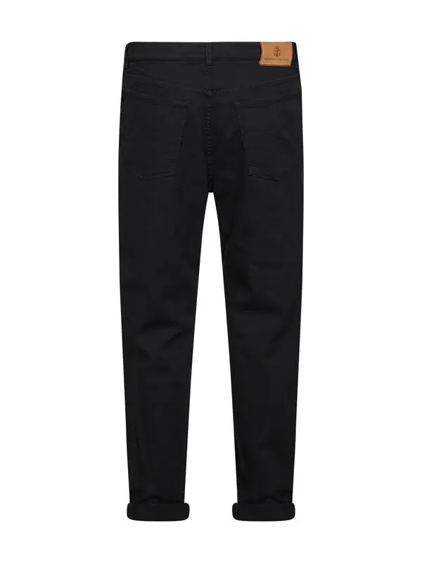 Brunello Cucinelli Garment-dyed Lightweight Comfort Denim Jeans - Multicolor