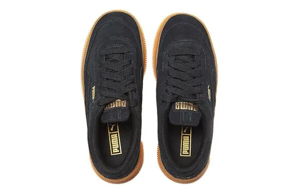 PUMA Deva Suede Platform Sneakers - Black