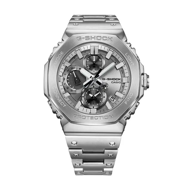 Casio G-shock Octagonal Stainless Steel Solar-powered Watch
