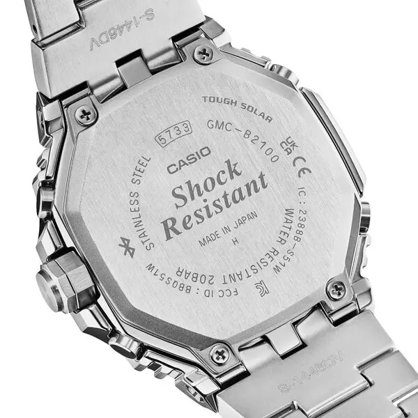 Casio G-shock Octagonal Stainless Steel Solar-powered Watch