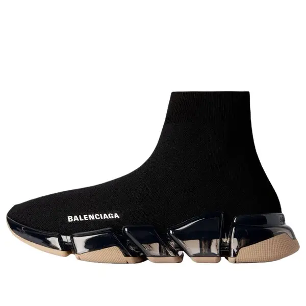 Balenciaga Speed 2.0 Sock Sneakers - Black/beige